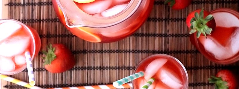 Homemade Strawberry Iced Tea Lemonade Recipe