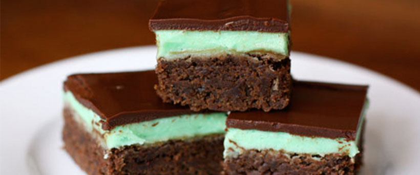 Mint Chocolate Bars Recipe | Chocolate Mint Layer Bars