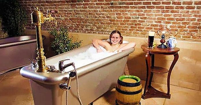 Mom, draw me a bath, a Beer one.