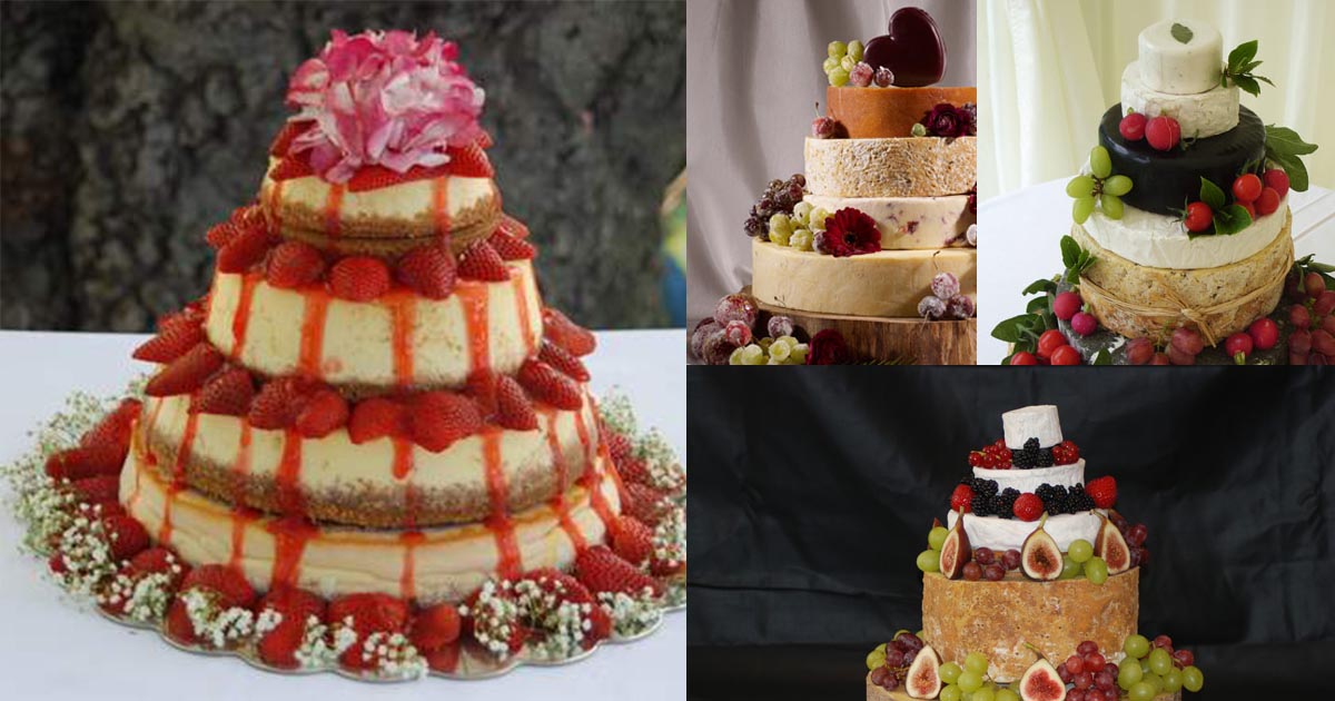 7 Wedding Cheesecakes that just take the Cheese