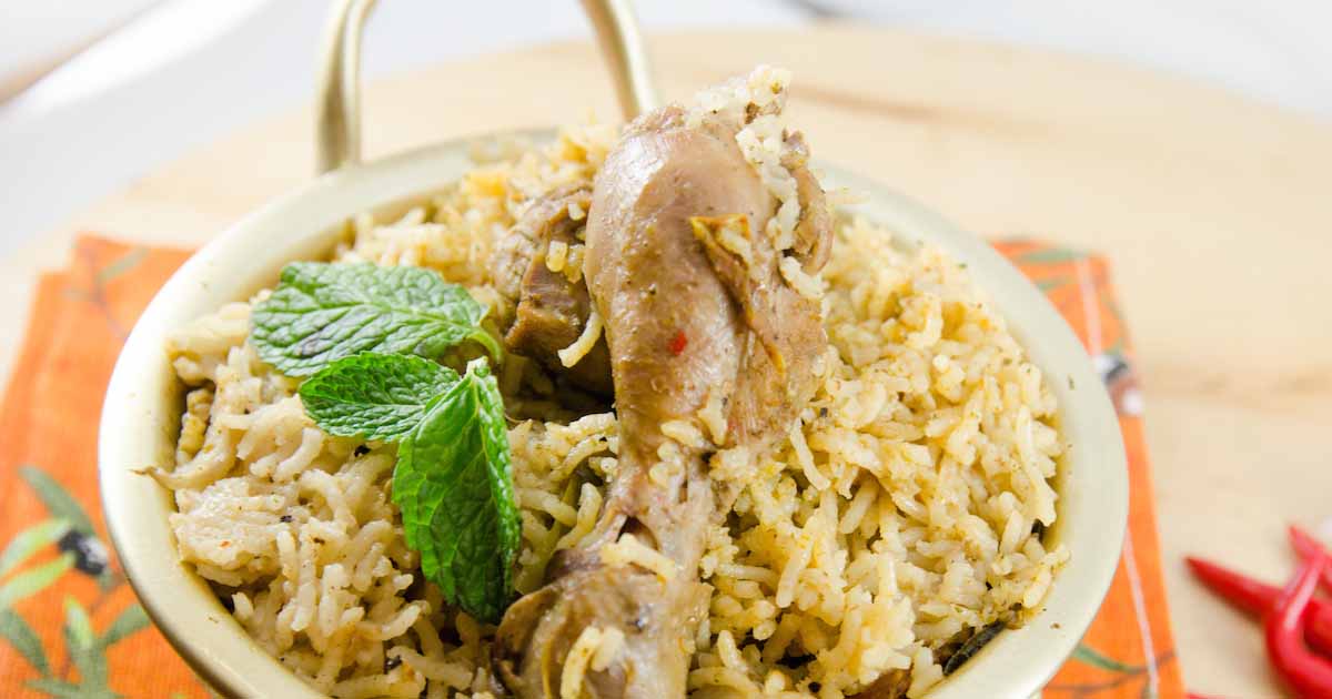 Fried Chicken Biryani That Can Win Anybody's Heart