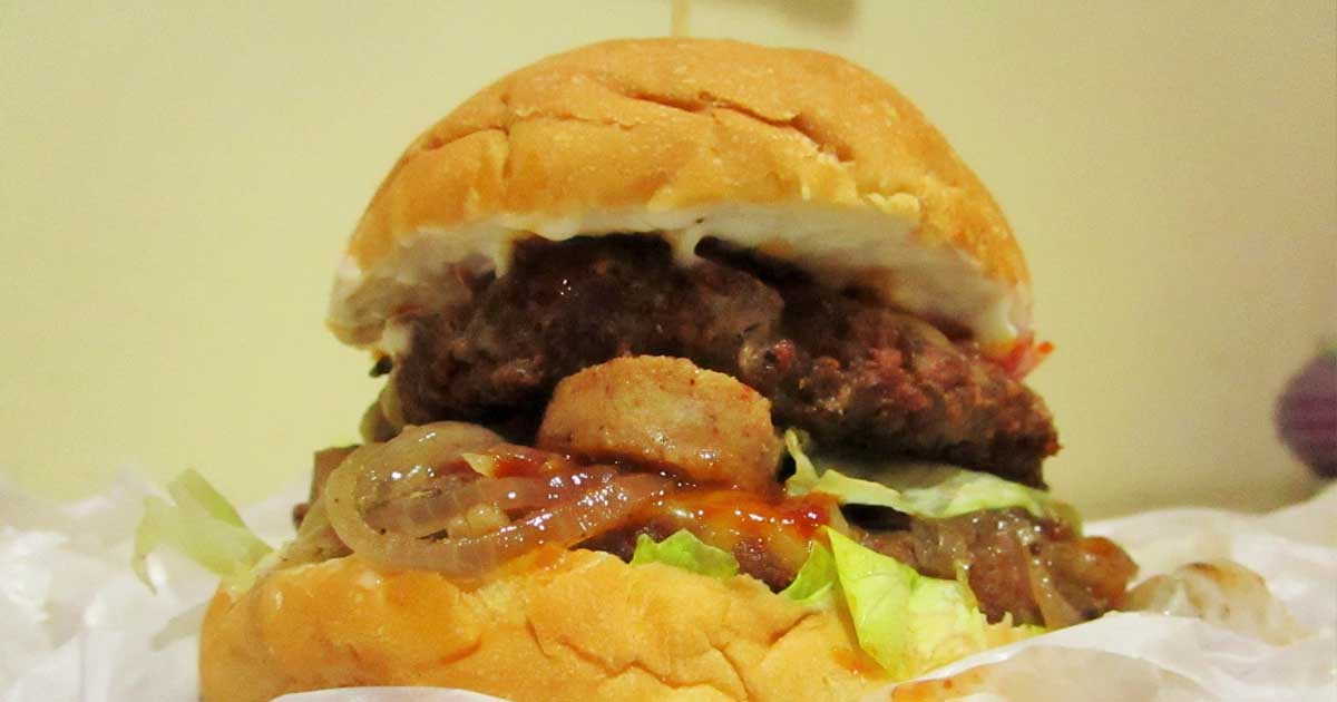 Some of the Big Bad Burgers at Crunch N Munch