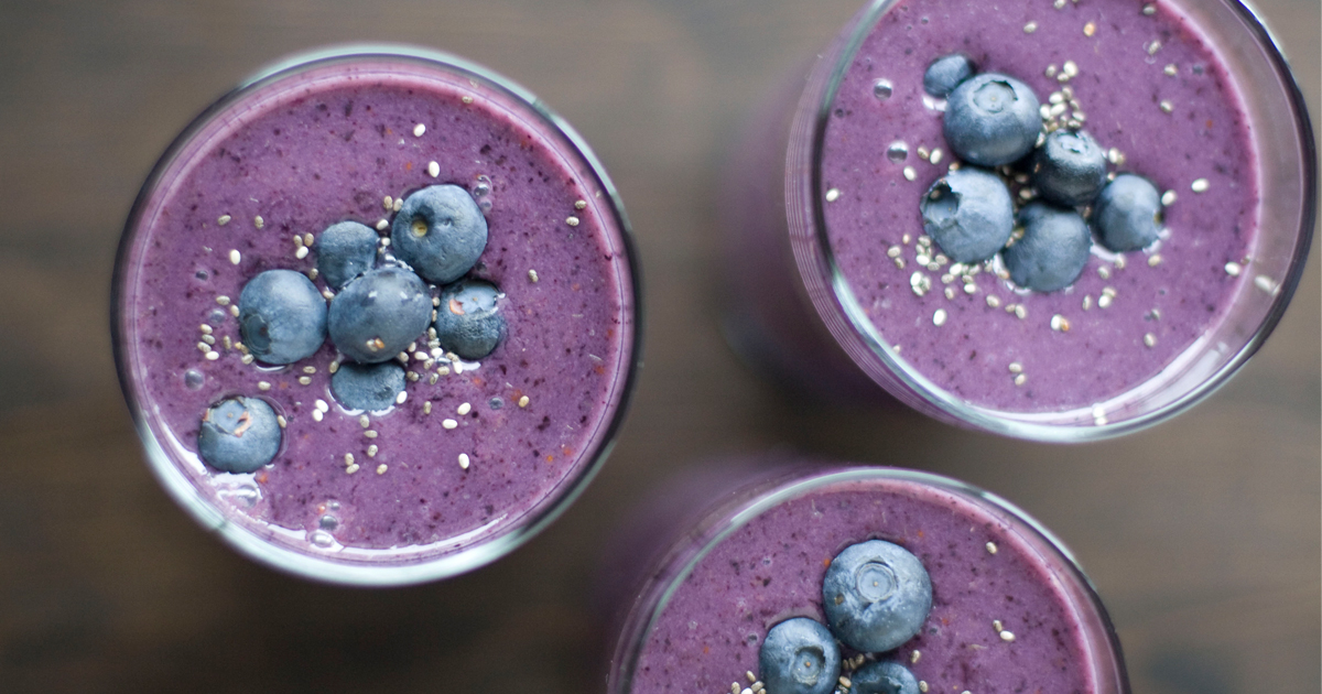 Blueberry Vanilla Protein Shake Recipe | HungryForever