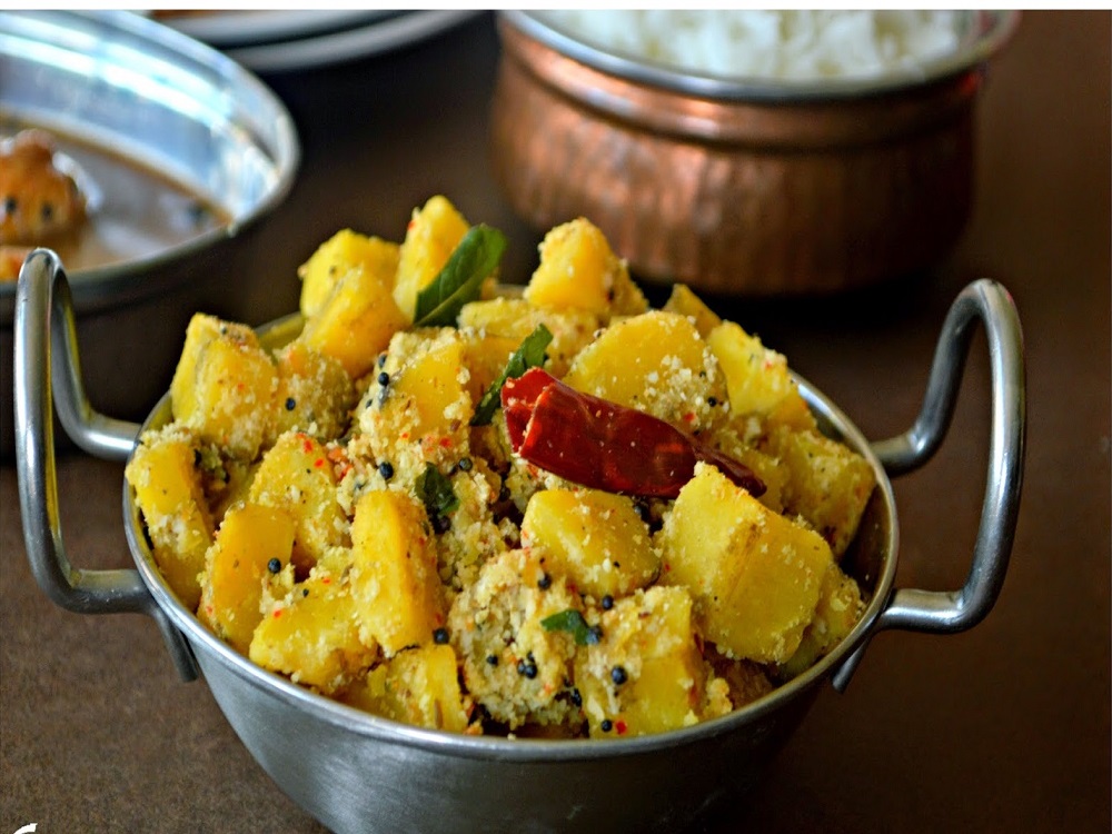 Vazhakkai Poriyal Recipe | Raw Banana Poriyal | HungryForever