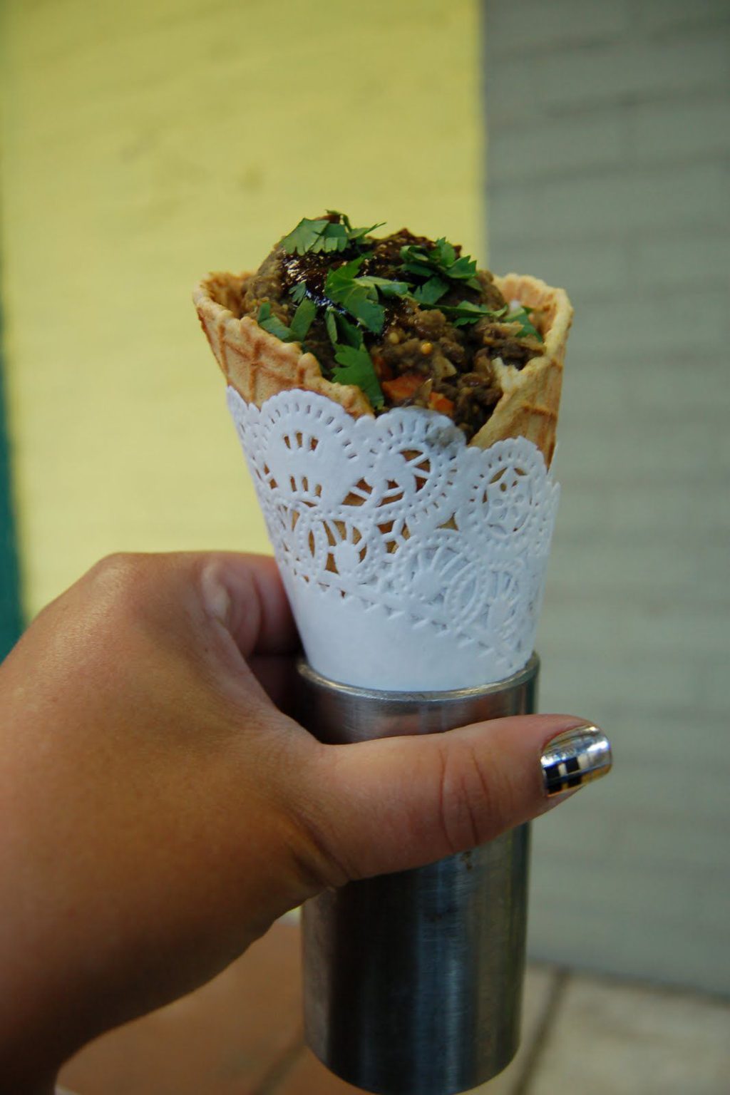 Take your Curry in a Cone at Cones & Curries