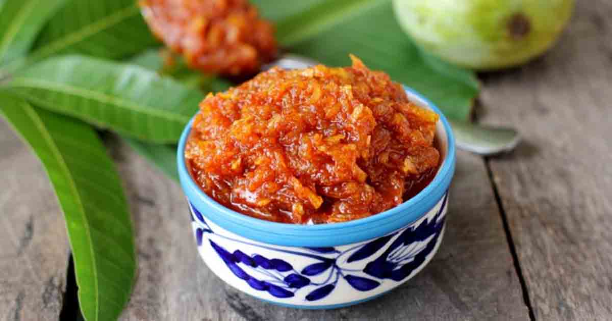 Gujarati Aam Chunda Recipe (Sweet Mango pickle recipes)