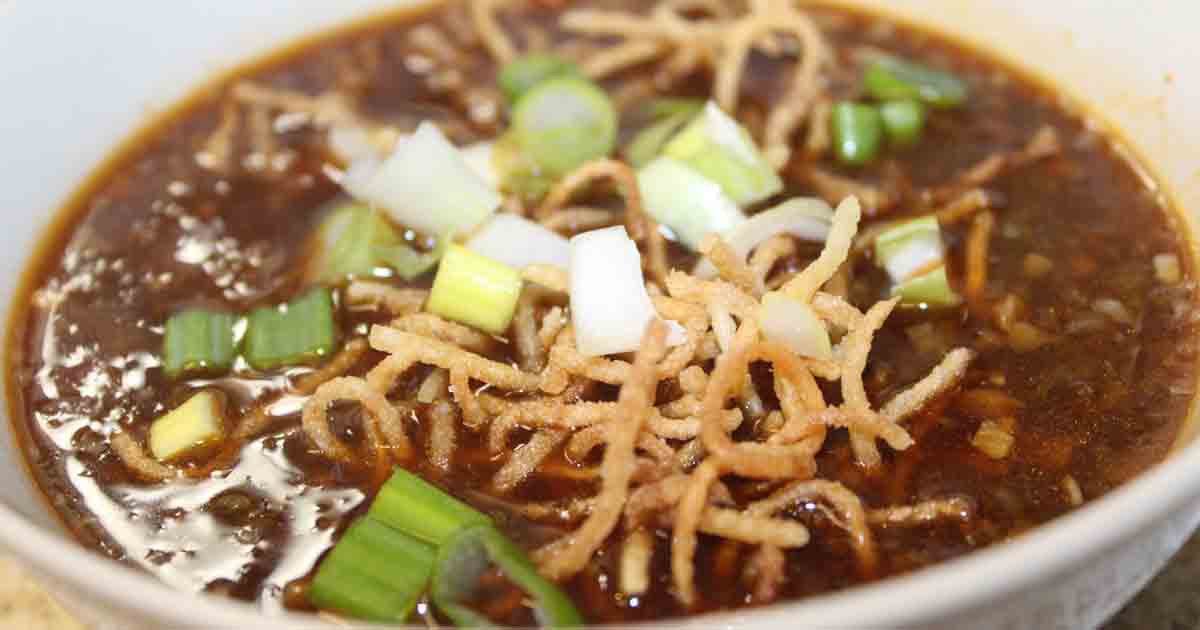 Veg Manchow Soup Recipe(Chinese Cooking) | Hungryforever