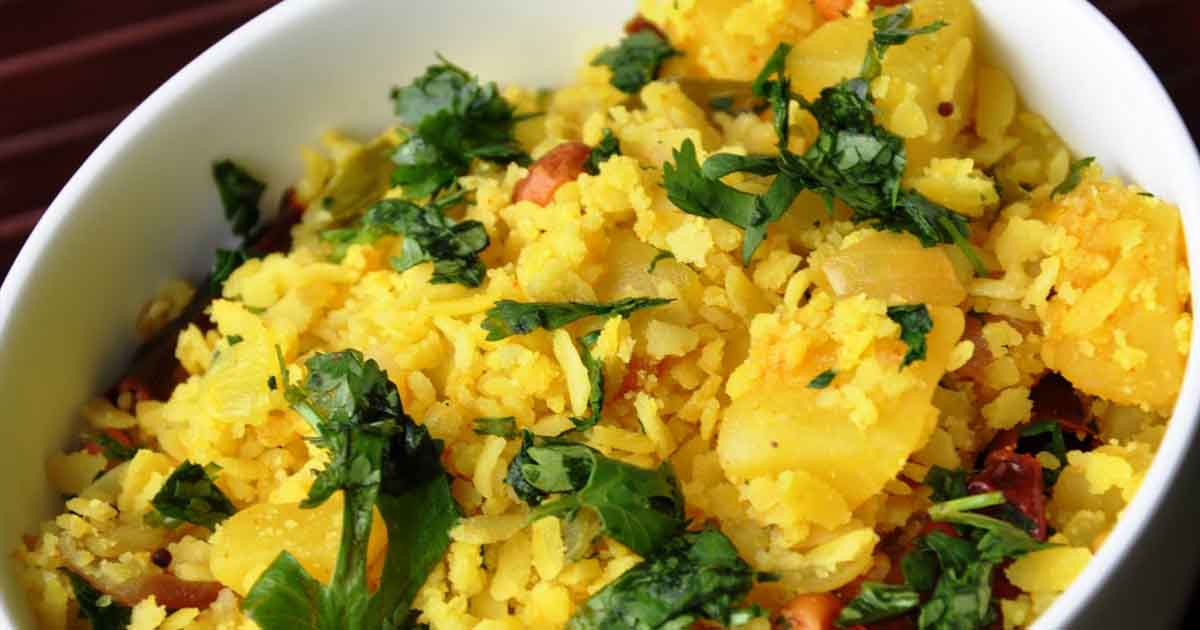 Kanda Batata Poha Recipe