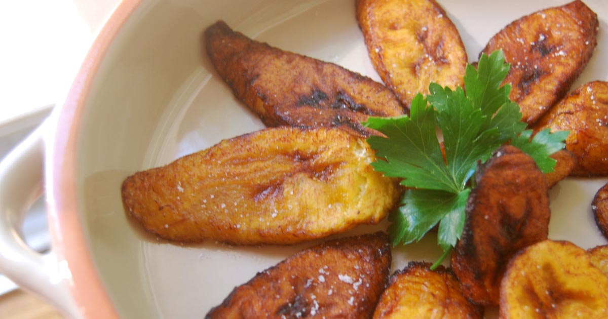 Fried Plantains Recipe (Tostones) | Hungryforever
