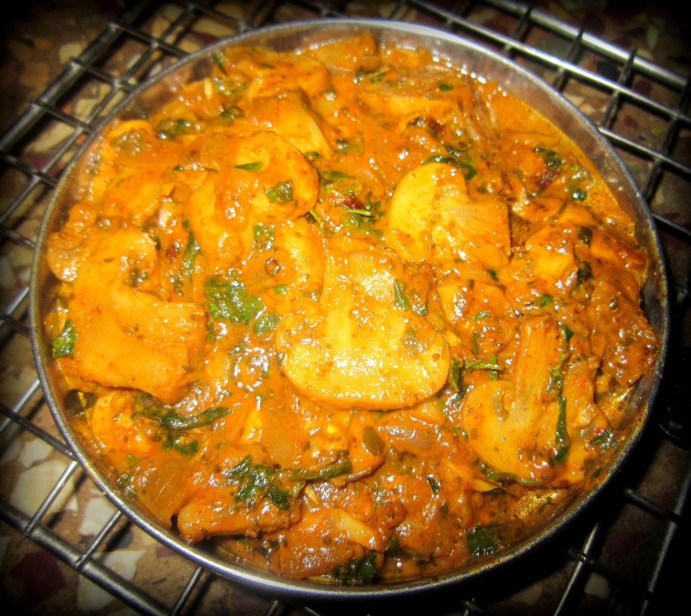 Indian Style Methi Mushroom Recipe | Mushroom Curry Recipe