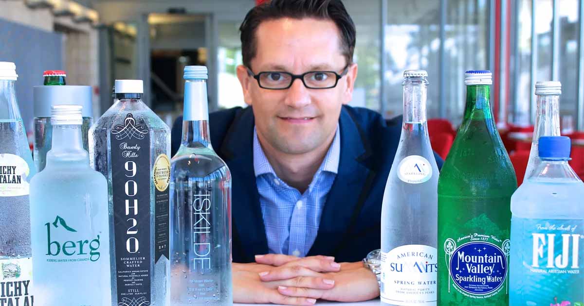 Meet The World’s Most Prominent Water Sommelier, Martin Riese