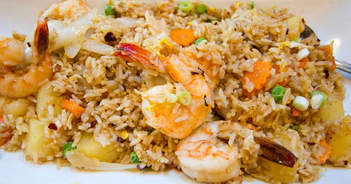 Thai Pineapple Shrimp Fried Rice | Shrimp and Pineapple Fried Rice