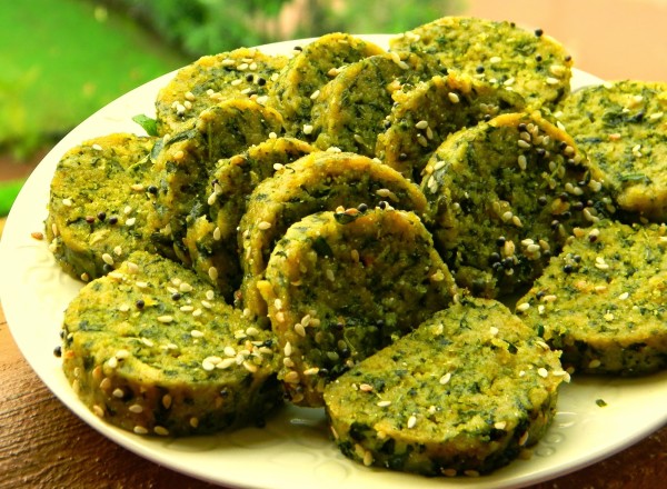 Baked Methi Muthias Recipe - HungryForever Food Blog