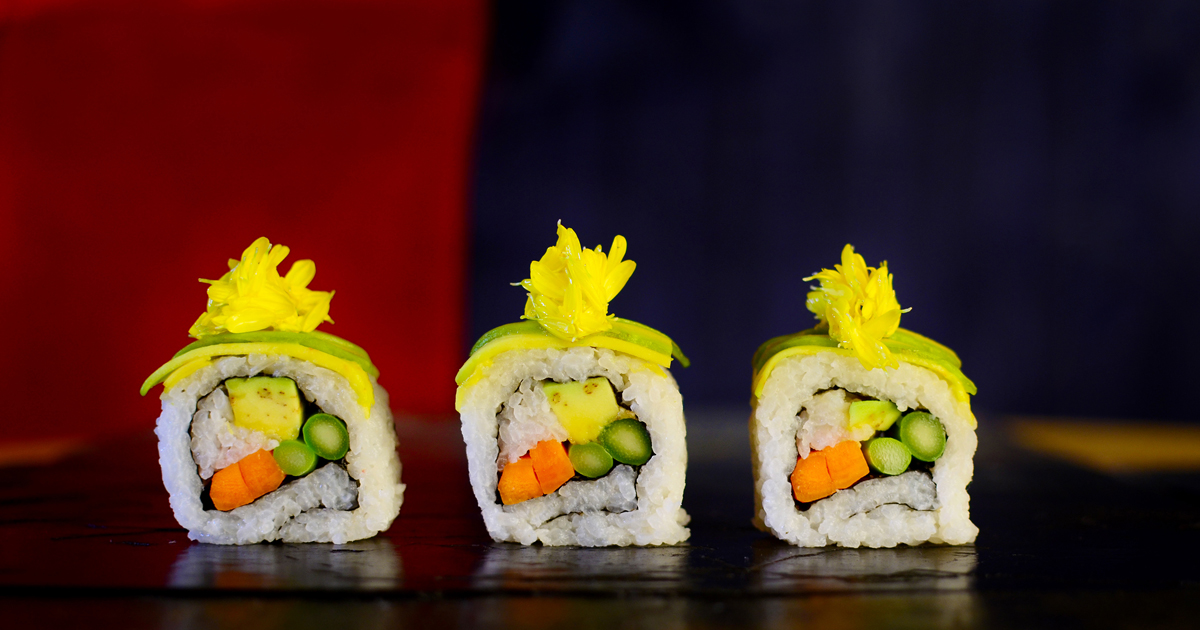 Junkyard Café's Tricolor Sushi Recipe - HungryForever Food Blog