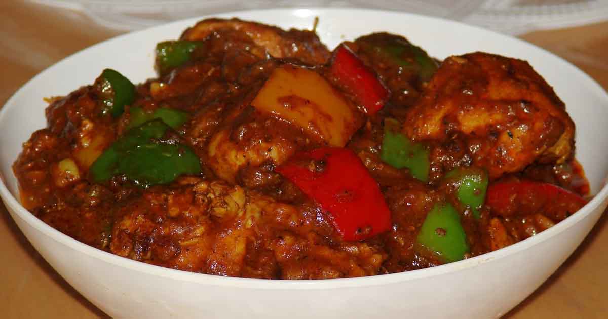 Capsicum Chicken Recipe - HungryForever Food Blog