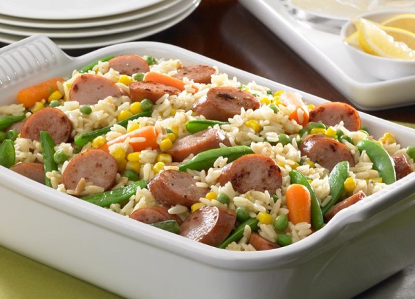 SPICY SAUSAGE RICE RECIPE - HungryForever Food Blog