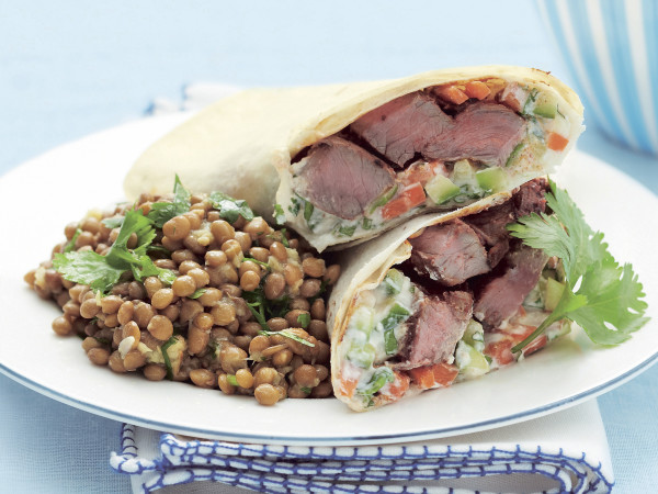 Tandoori lamb wrap Recipe - HungryForever Food Blog