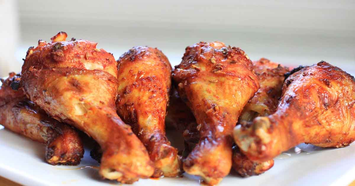 Spicy Chicken Legs Recipe - HungryForever Food Blog