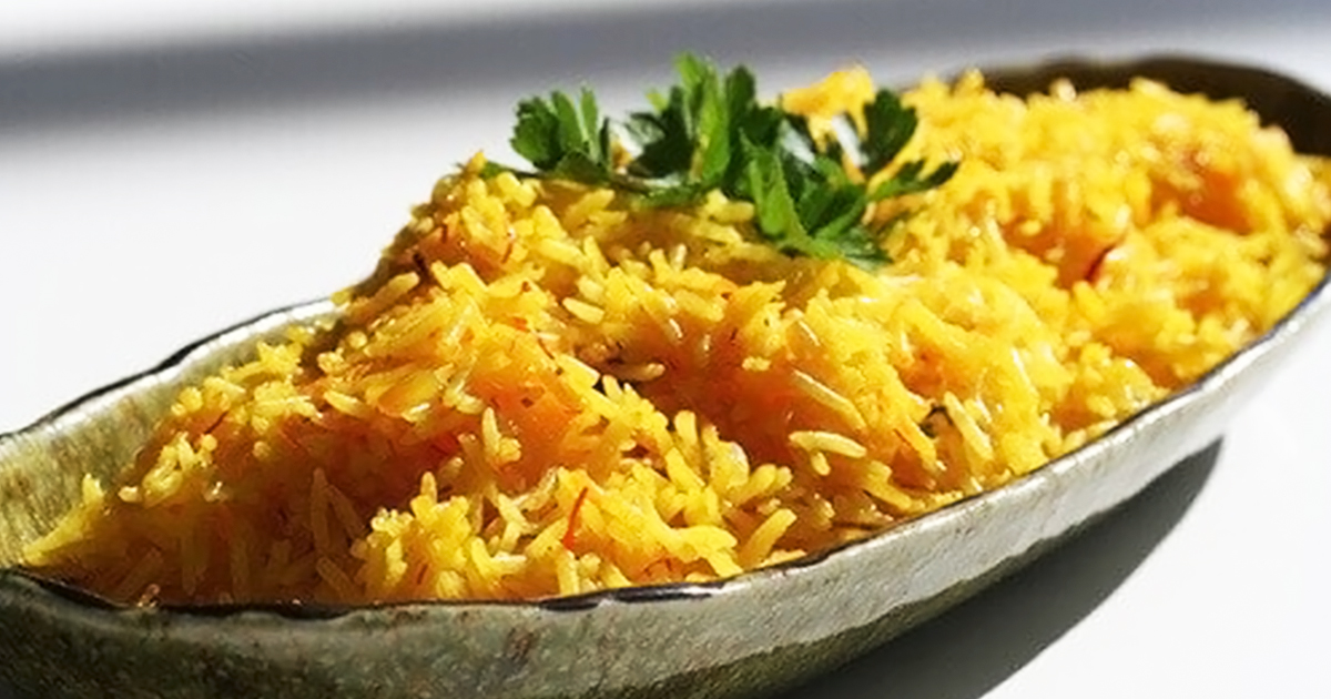 Saffron Rice Recipe - HungryForever Food Blog