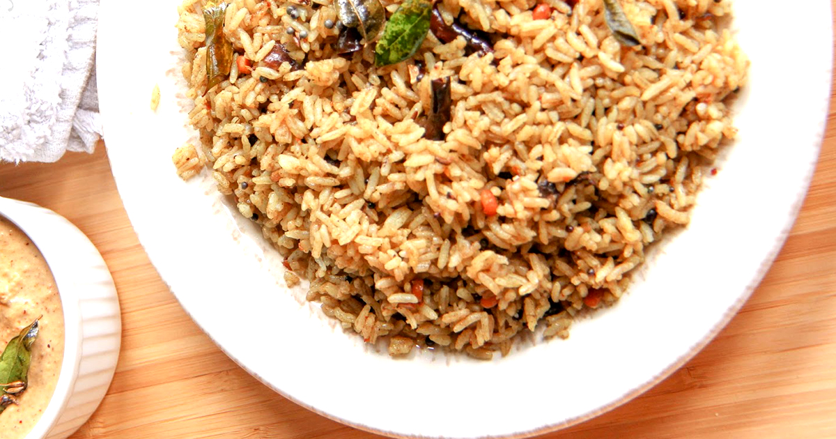 Andhra Pulihora Recipe - HungryForever Food Blog