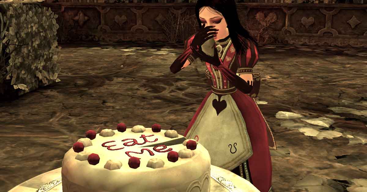 Alice In Wonderland Eat Me Cake Recipe - HungryForever Food Blog