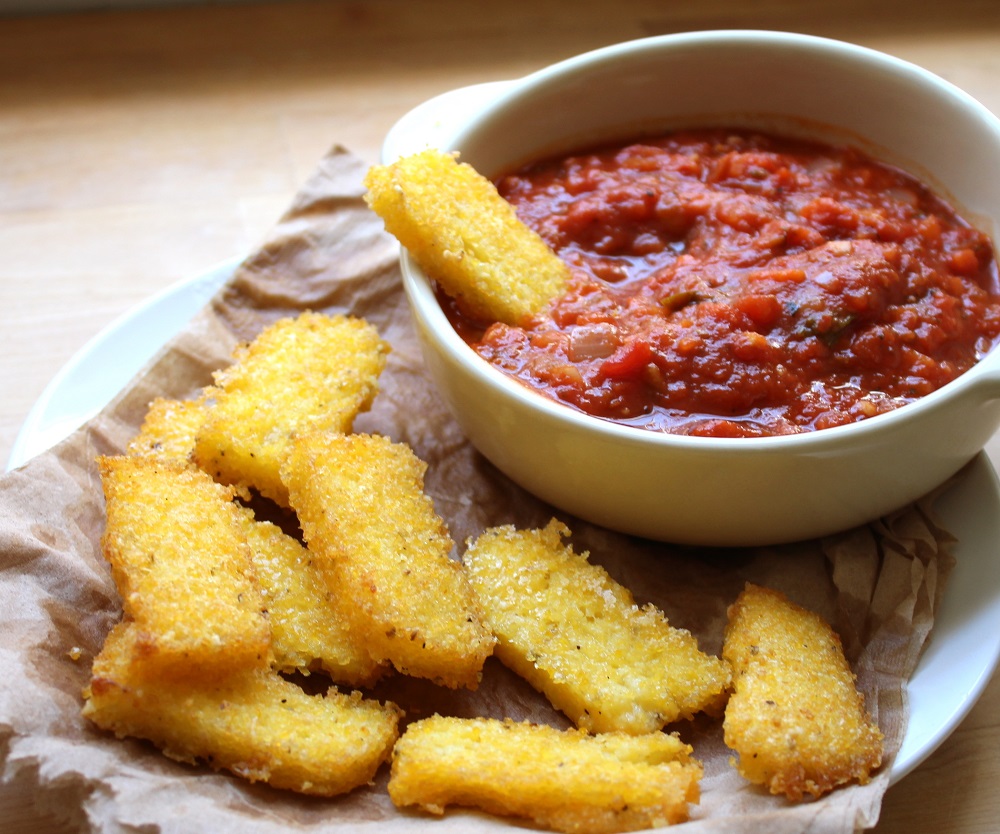 Fried Polenta Recipe | How to Cook Fried Polenta | HungryForever