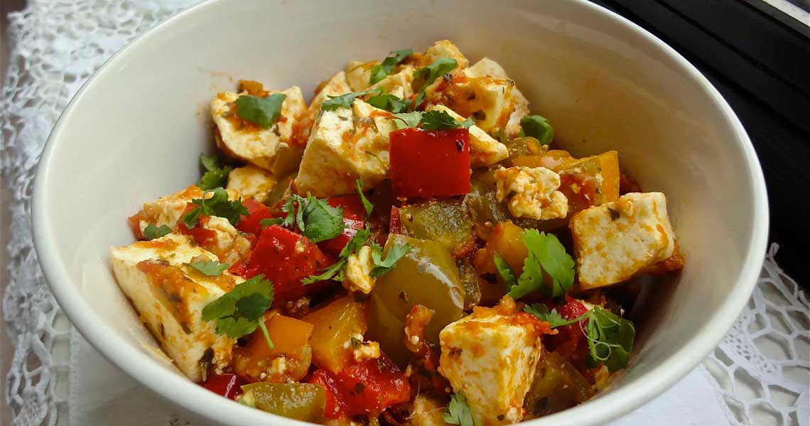 Paneer Capsicum Recipe | Stuffed Paneer Capsicum