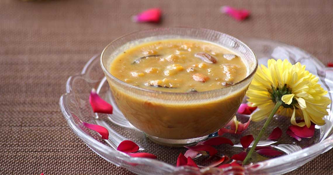 Pesara Pappu Payasam - HungryForever Food Blog
