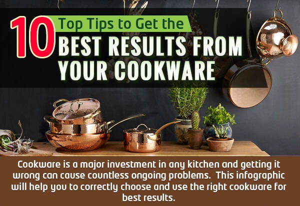 10 Top Tips to Get the Best Results from Your Cookware - Infographic ...