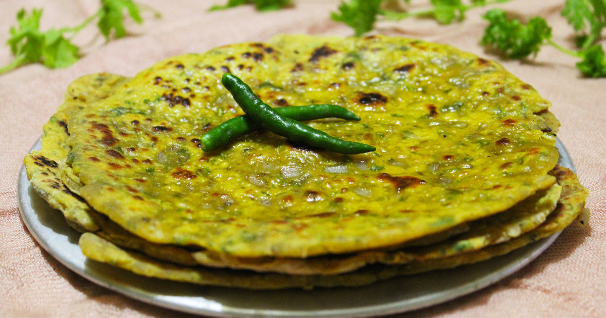 Missi Roti Recipe - HungryForever Food Blog