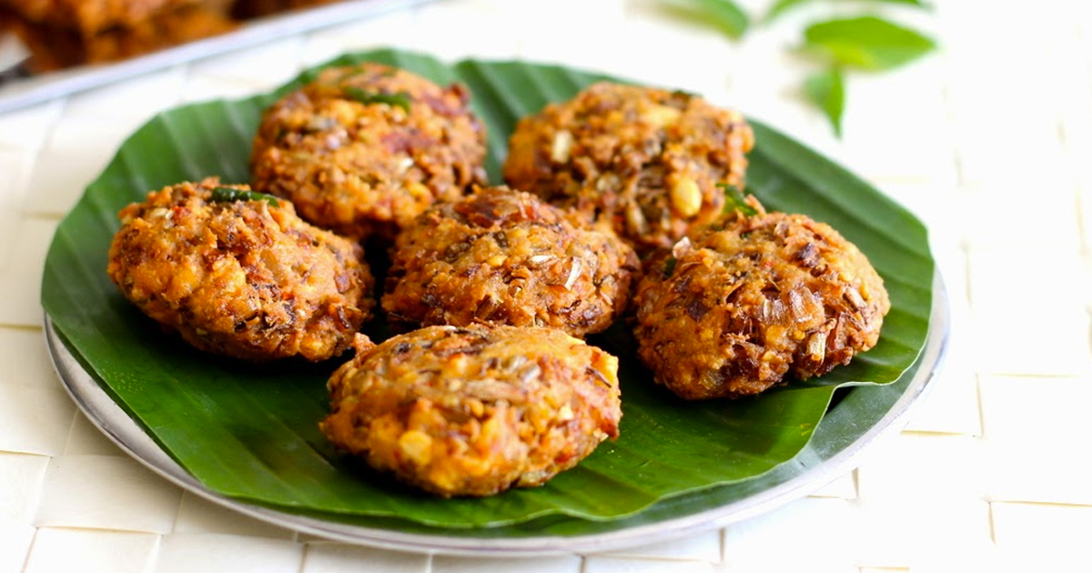 Vazhaipoo Vadai Recipe - HungryForever Food Blog