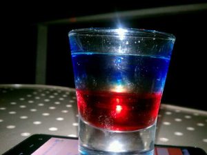Captain America Shot Recipe - HungryForever Food Blog