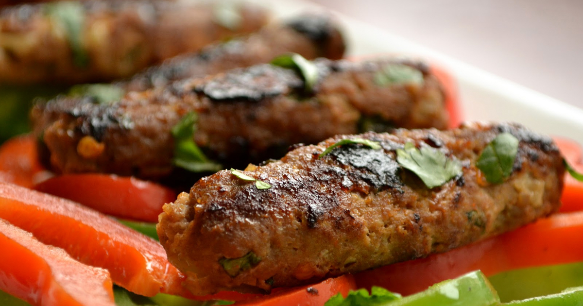 Vegetarian Seekh Kebab Recipe - HungryForever Food Blog