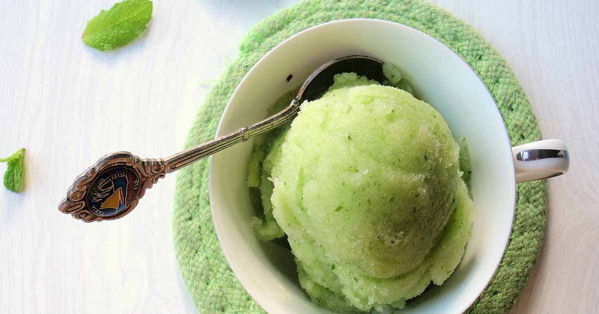 Princess Diaries Mint Sorbet Recipe - HungryForever Food Blog