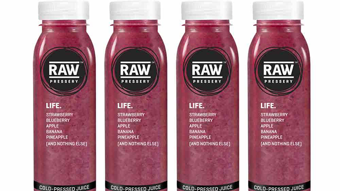 Raw Pressery Gives 'Life' To Its Smoothie Product Range