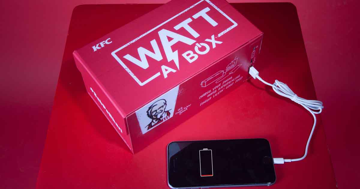 KFC India’s Latest Meal Box Is Also A Portable Phone Charger ...