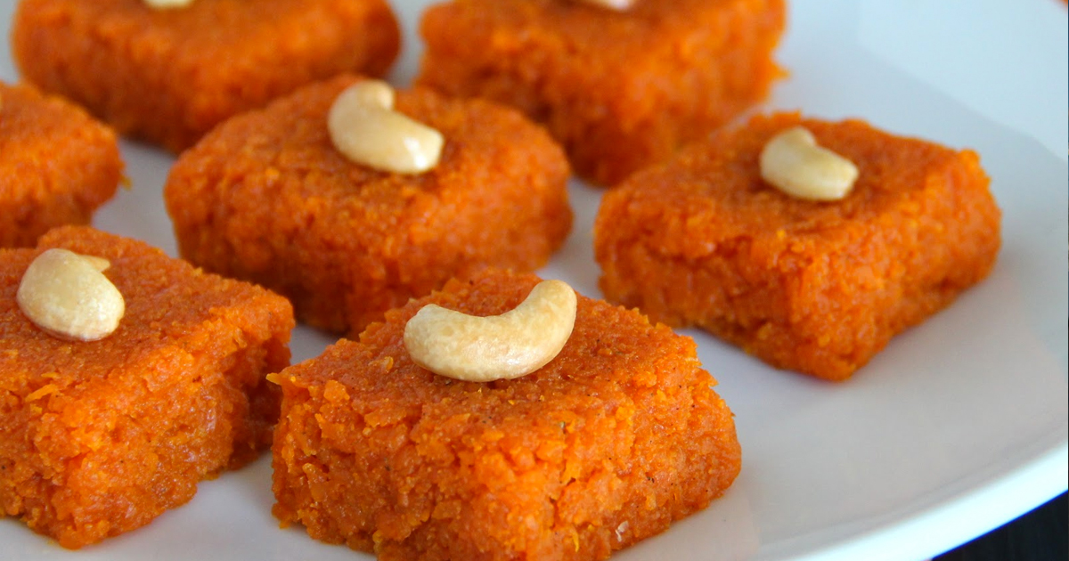 Carrot Barfi Recipe - HungryForever Food Blog