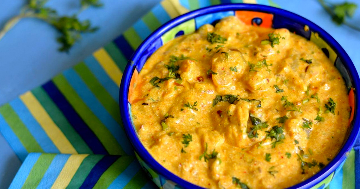 Dahi Aloo Recipe - HungryForever Food Blog