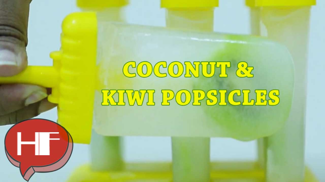 Coconut & Kiwi Popsicles | Recipe - HungryForever Food Blog