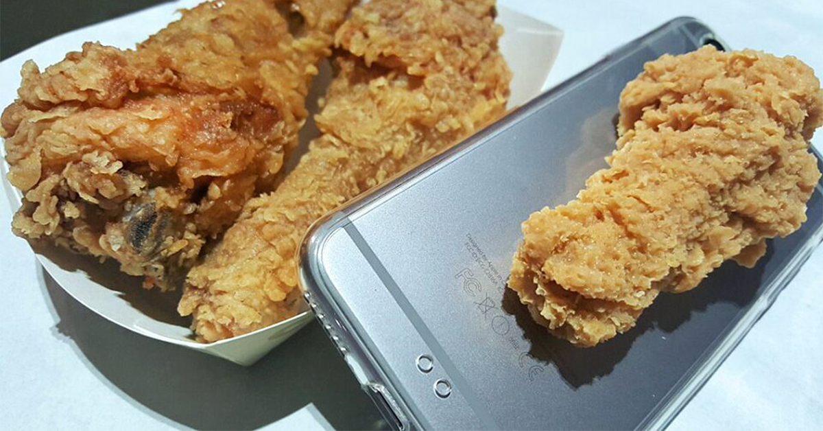 Your Phone Needs This Fried Chicken Cover Now! - HungryForever Food Blog