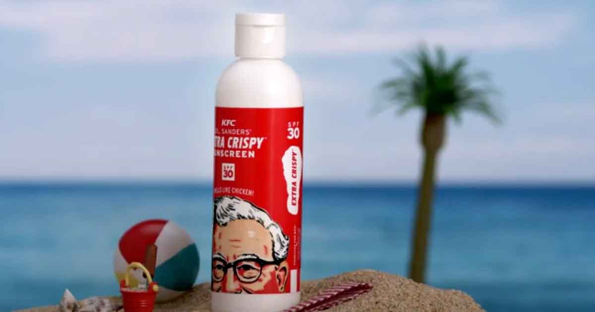 KFC Just Launched Extra Crispy Sunscreen Which Smells Like Fried ...