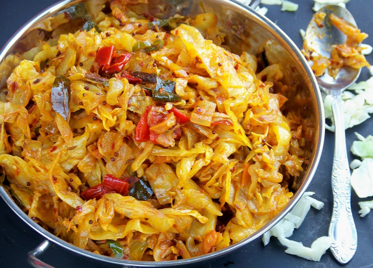 Cabbage Fry Recipe | How to Make Cabbage Fry | HungryForever