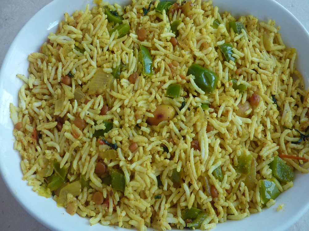 Capsicum Rice Recipe | Capsicum Pulao | How To Make Capsicum Rice