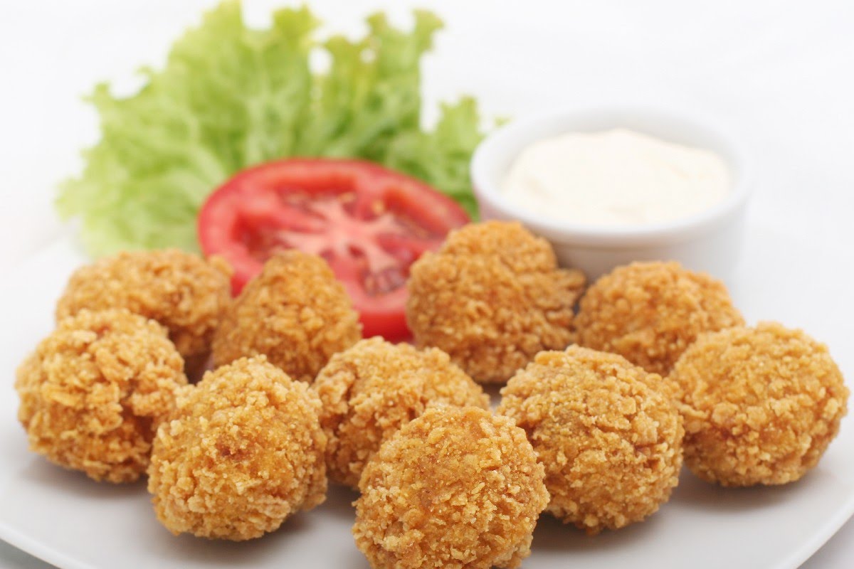 Chicken Cheese Balls Recipe | Chicken Cheese Ball | HungryForever