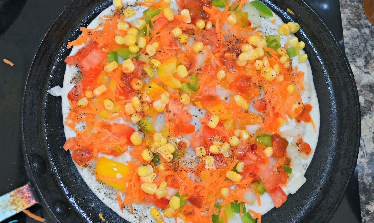 Pizza Dosa Recipe | Dosa Pizza Recipe | Kids Snack Recipe