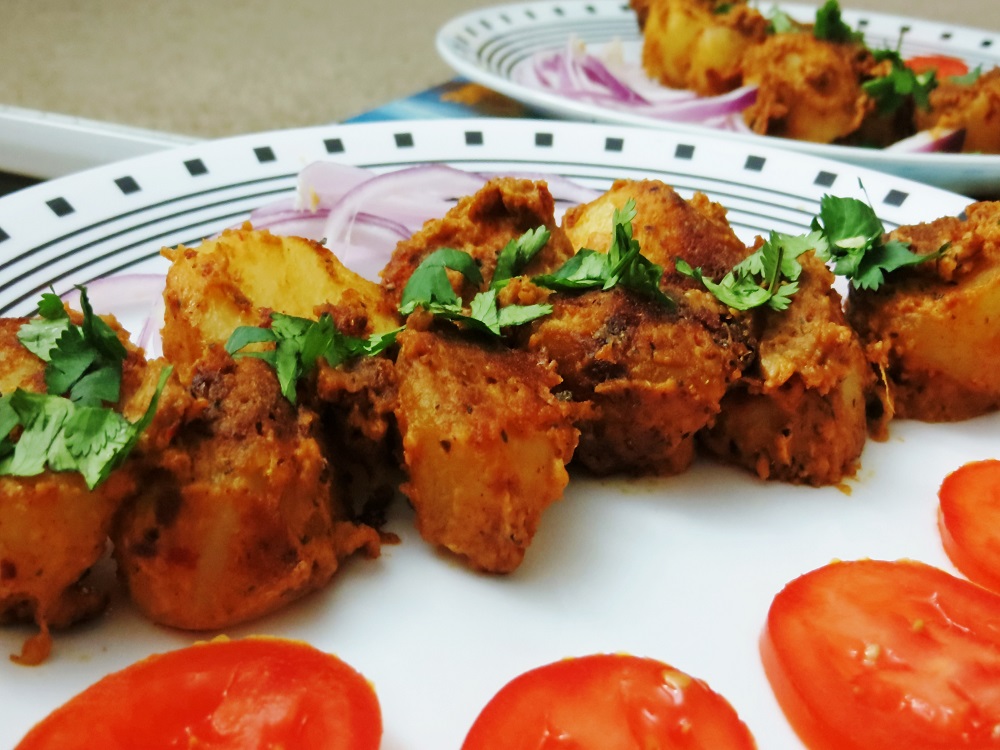 Tandoori Aloo Recipe | Easy Aloo Tikka | HungryForever