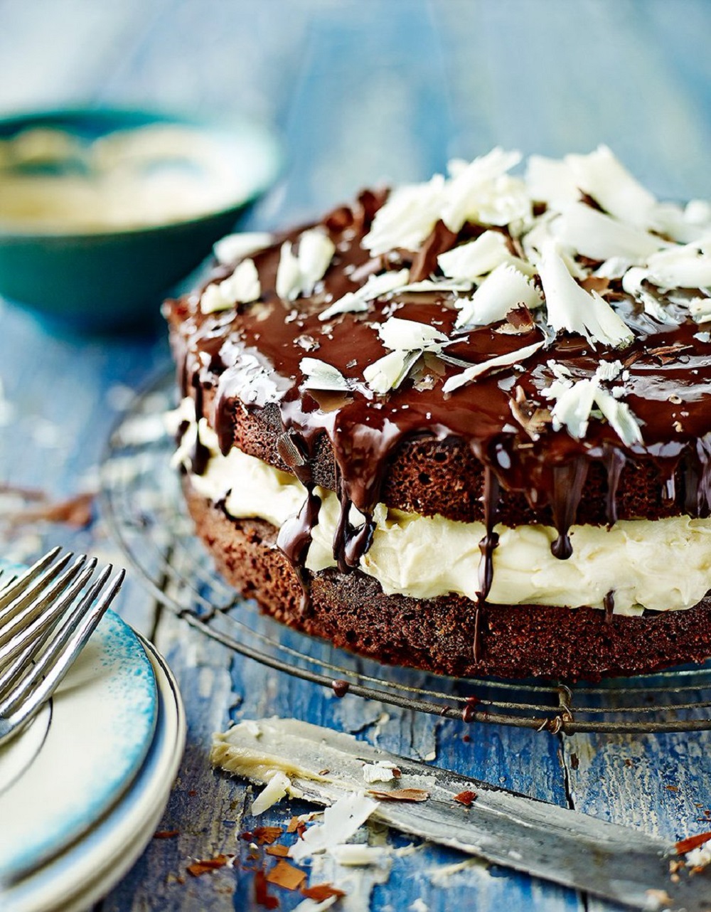 Chocolate Chai Sandwich Cake | Chocolate Recipes | HungryForever