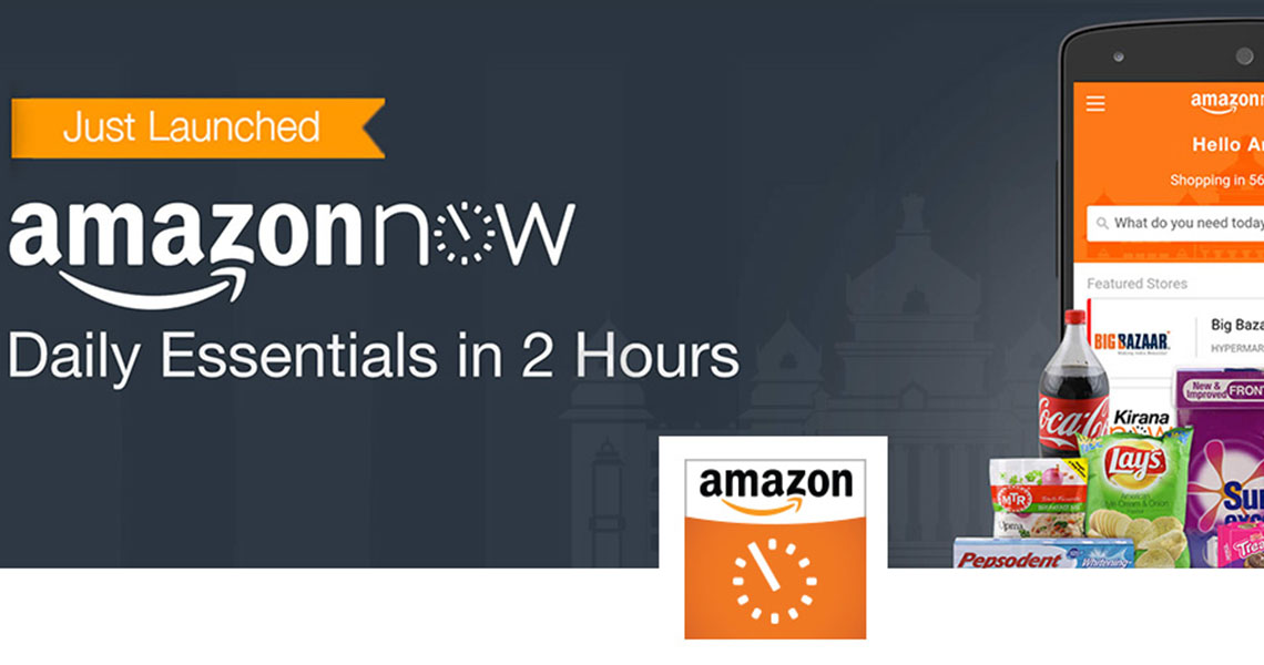 Amazon Now Launches in Delhi and Mumbai, Delivering Daily Essentials In ...