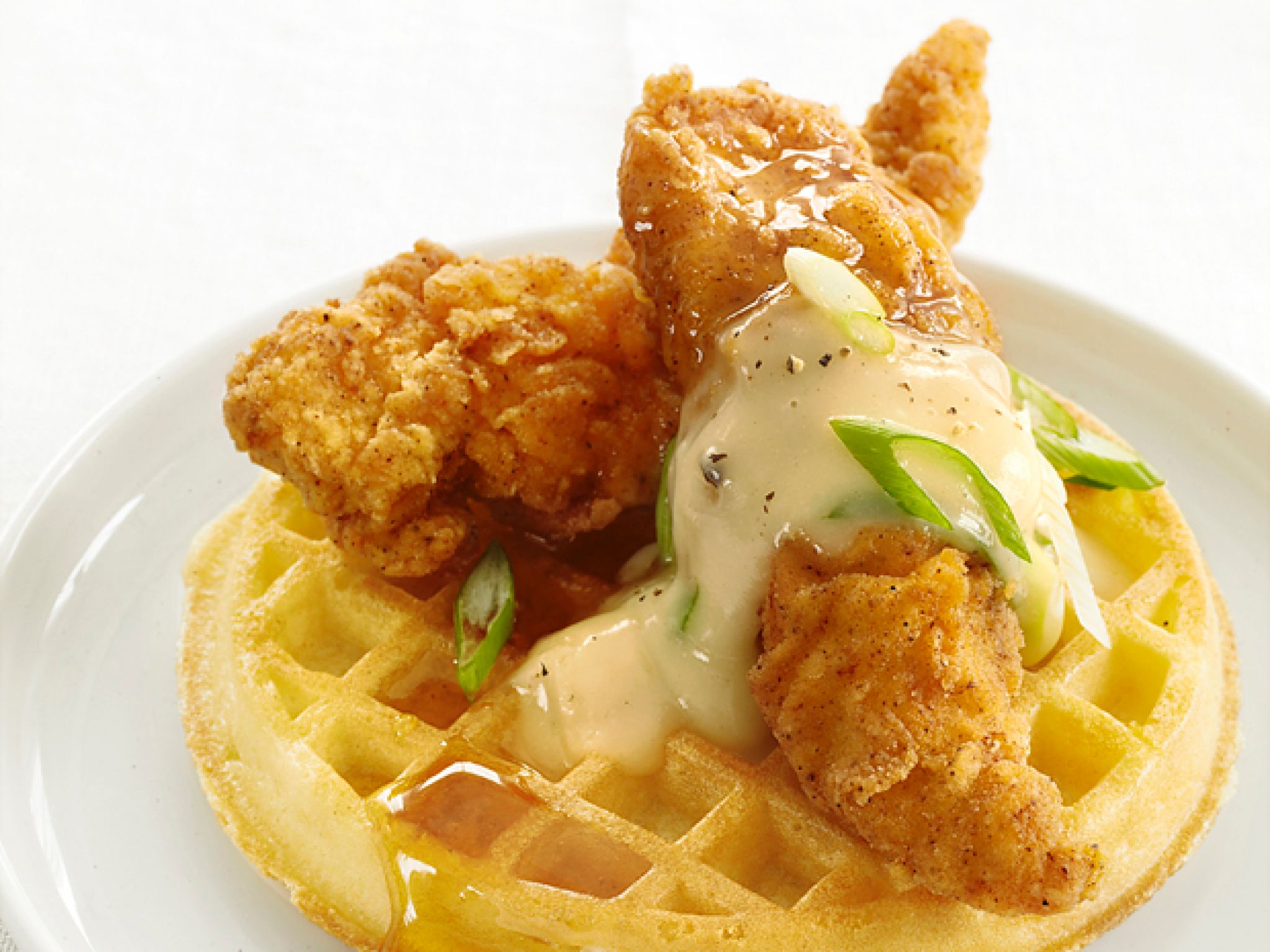 Mildred Pierce Chicken and Waffles Recipe - HungryForever Food Blog
