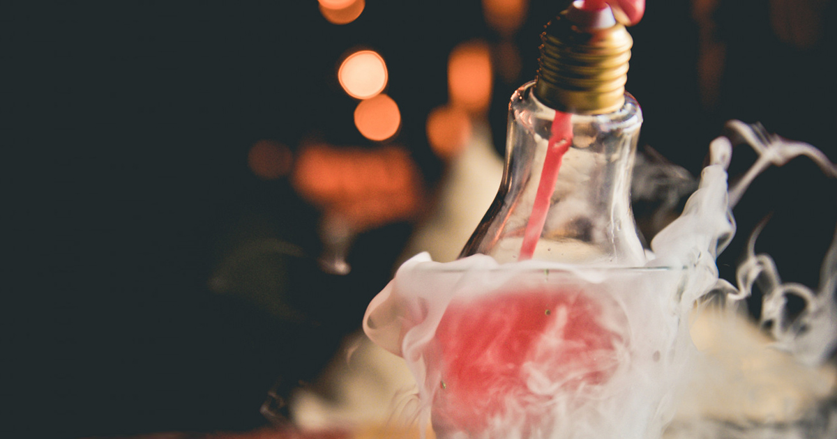 Junkyard Café's Edison Bulb Cocktail Recipe - HungryForever Food Blog